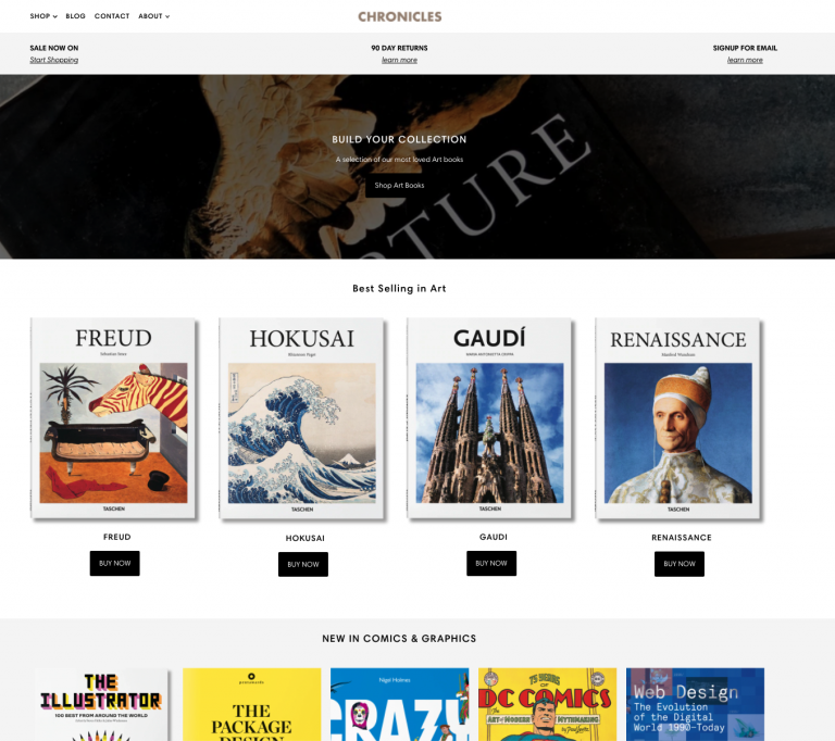 The best website templates for art galleries | theprintspace help centre