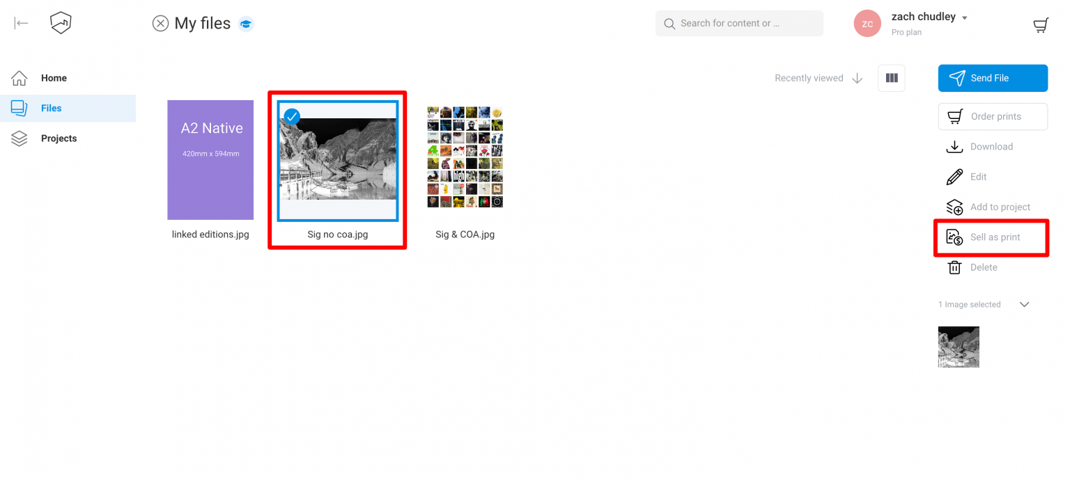 How to set up signatures on limited edition prints | theprintspace Help