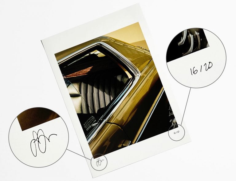 How to set up signatures on limited edition prints | theprintspace Help